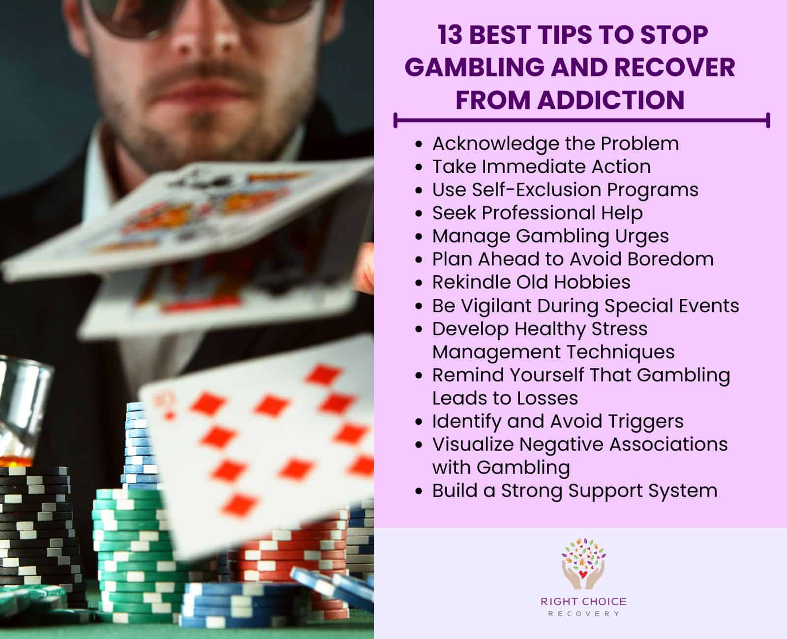 How to Stop Gambling: 13 Best Tips to Recover from a Gambling Addiction ...