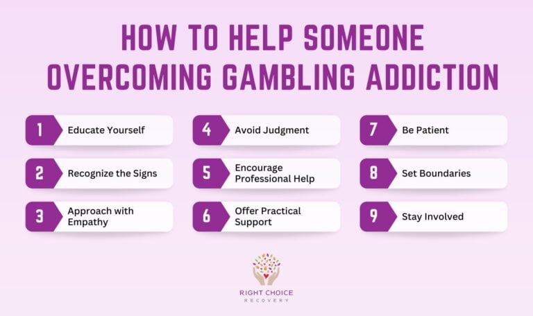 9 Tips How to Help Someone with a Gambling Addiction