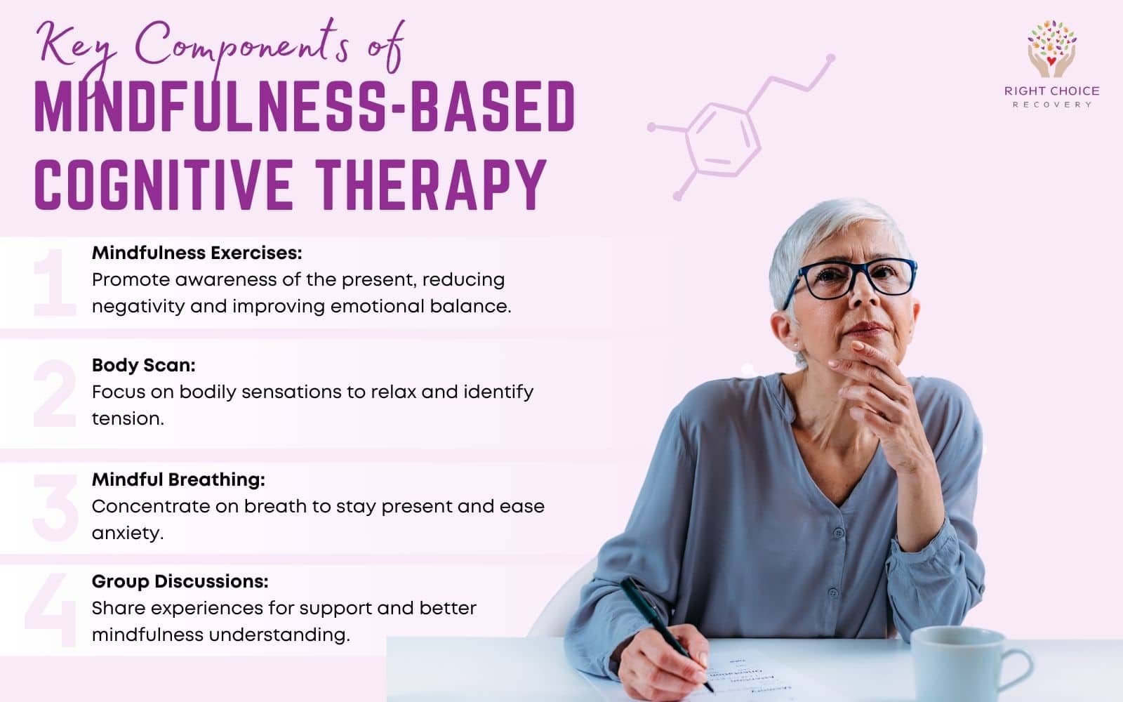 Mindfulness-Based Cognitive Therapy (MBCT): Key Components, How It Works, Effectiveness ...